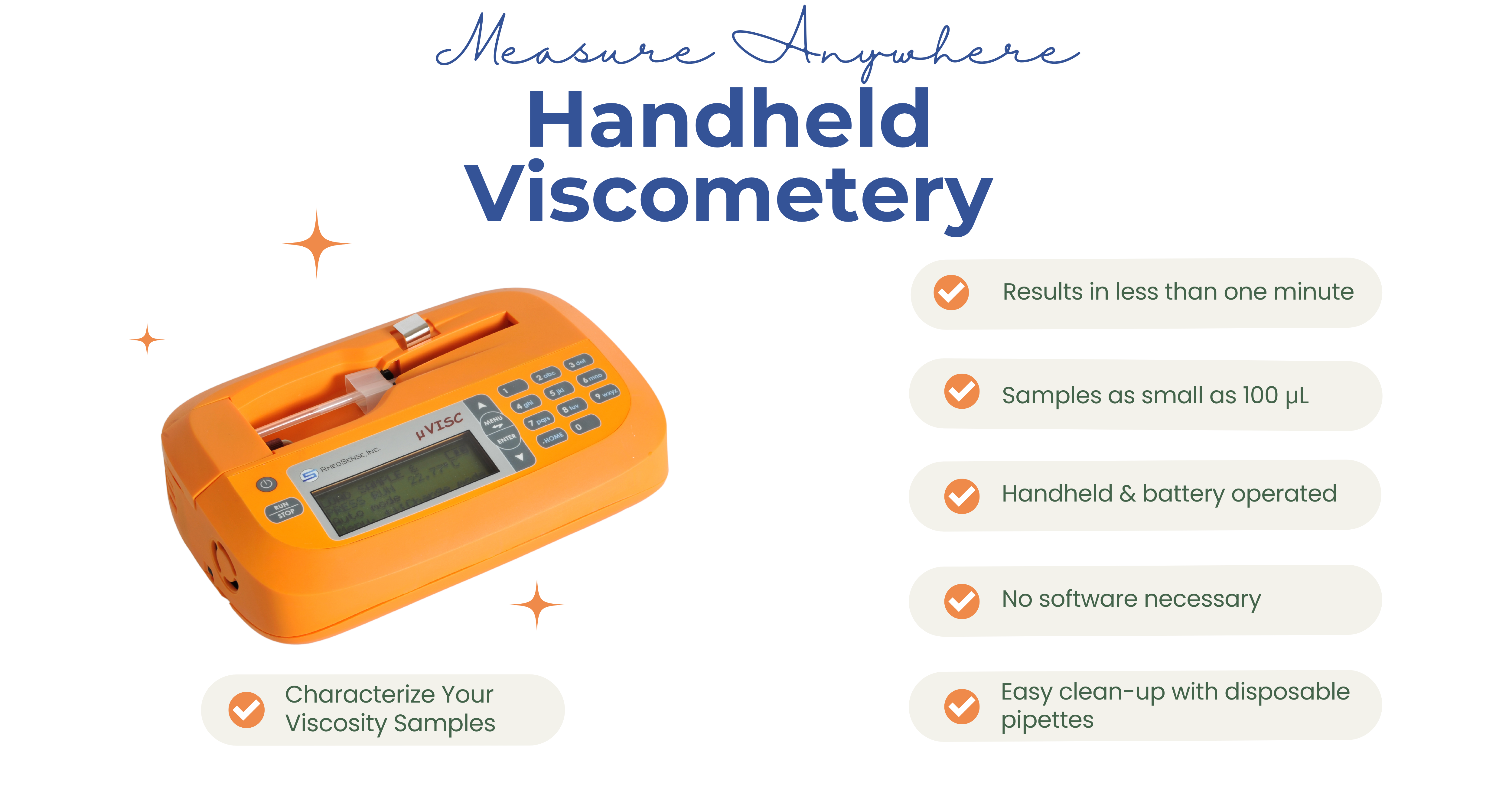 microVISC™ — Portable, Small Sample Viscometer